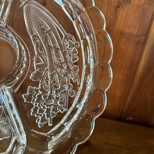 Vintage | Dining | Vintage Indiana Glass Intaglio Divided Relish Plate ...